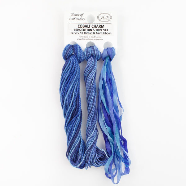 Cobalt Charm Thread Pack - The Cotton Harvest Quilt Shop