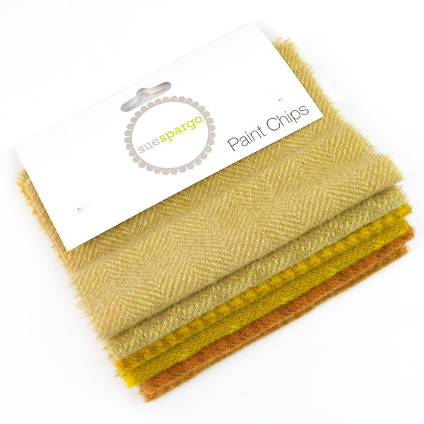 Yellow - Textured Paint Chips - The Cotton Harvest Quilt Shop